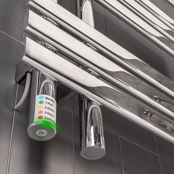 Eastbrook Loddon Dry Element 1200 x 600 Chrome Electric Towel Rail - 47 ...