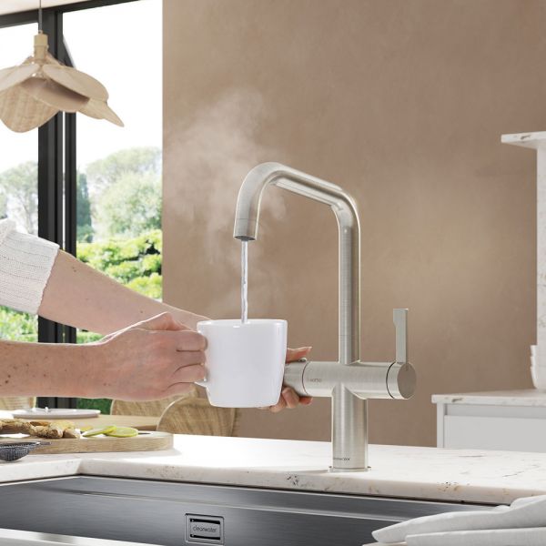 Clearwater Magus 3 U Brushed Nickel 3 in 1 Boiling Hot Water Kitchen ...