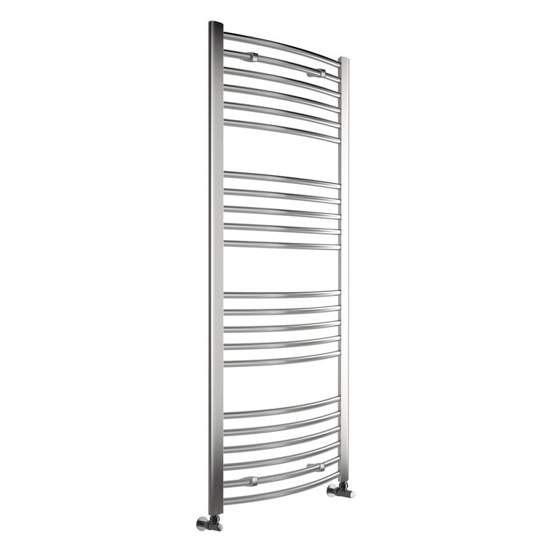 Moods Ladero 1600 x 600 Curved Chrome Ladder Rail - MOOD102979