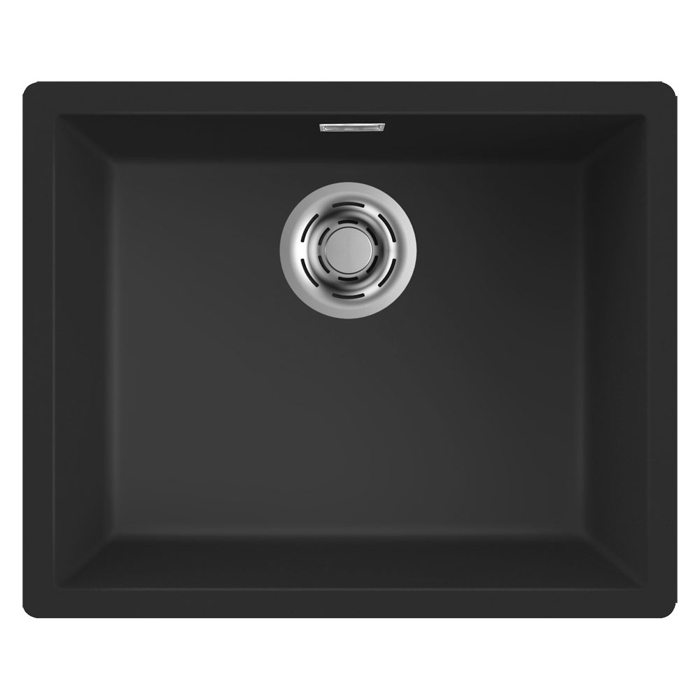 Reginox Multa 105 Black Single Bowl Granite Kitchen Sink - MULTA105B