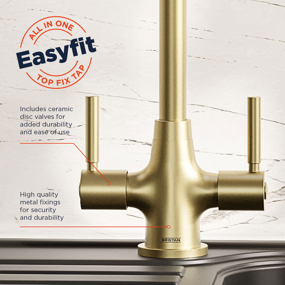 Bristan Monza Easy Fit Monobloc Sink Mixer MZ SNK EF BB on sale at the ...