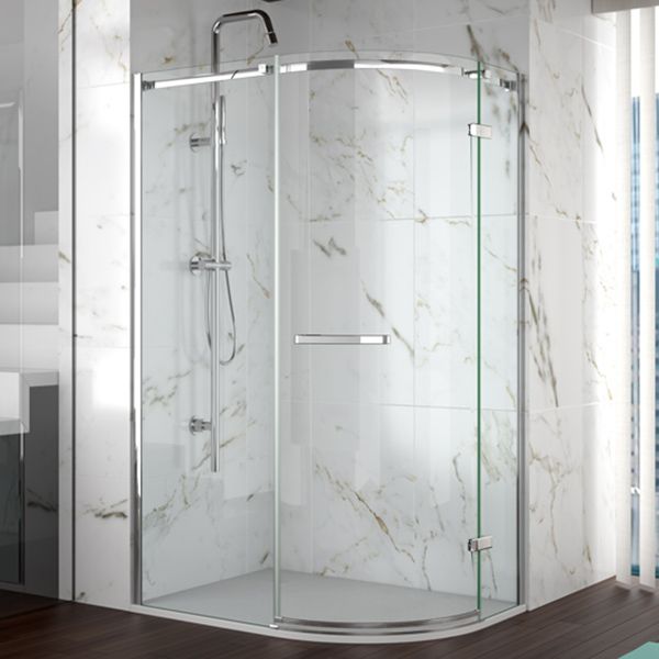 Merlyn Series 8 Frameless 1200 x 800 1 Door Hinged Offset Quadrant ...