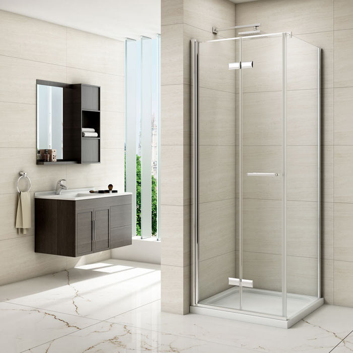 Merlyn 8 Series Frameless 760 Hinged Bifold Shower Door M87111