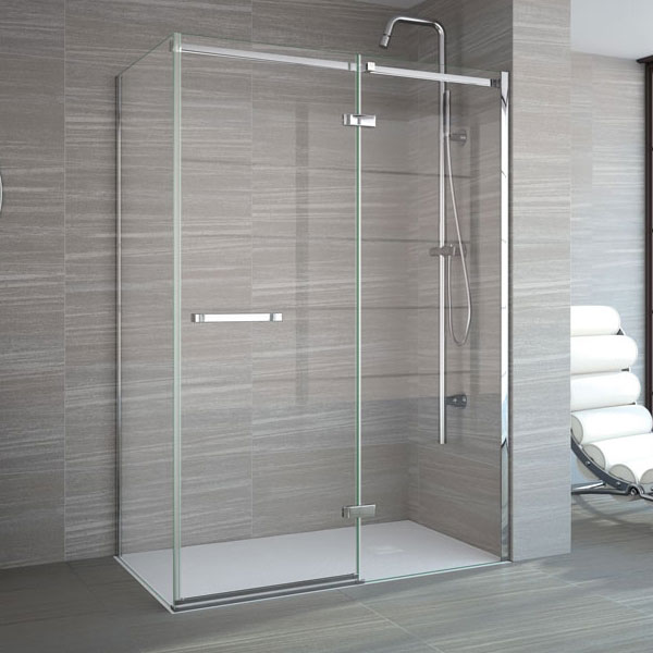 Merlyn 8 Series Frameless 1200 Hinge and Inline Shower Door - A0611TH