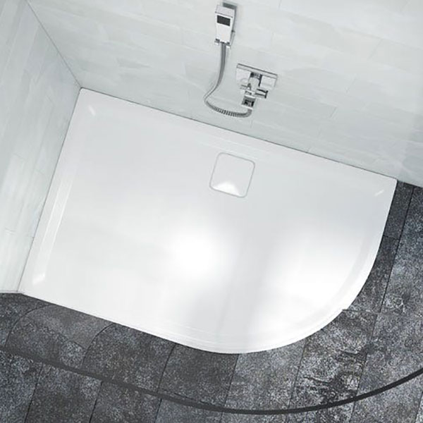 Merlyn Level25 Offset Quadrant Shower Tray 1200 x 900mm RH - L129QR