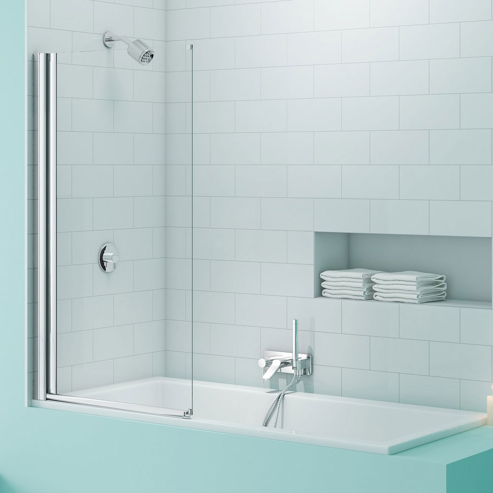 Merlyn SecureSeal Single Panel Bath Screen - MS1