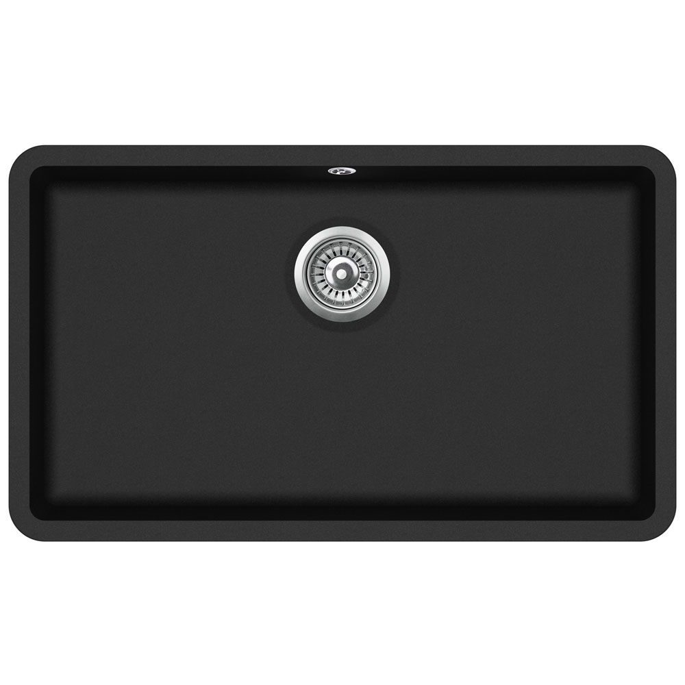 Clearwater Nova 1 One Large Bowl Undermount Jet Granite Kitchen Sink ...