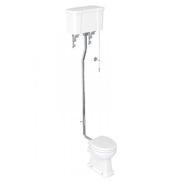 Burlington Pan and High Level Cistern P2 - P2-C5-T30-CHR