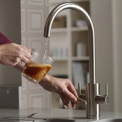 Abode Pronteau Profile Brushed Nickel 4 in 1 Boiling Hot and Filtered ...