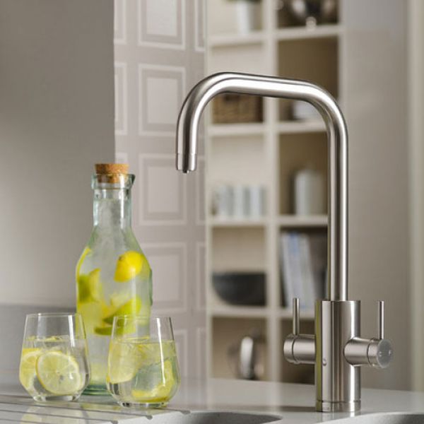 Abode Pronteau Project Brushed Nickel 4 in 1 Boiling Hot and Filtered ...