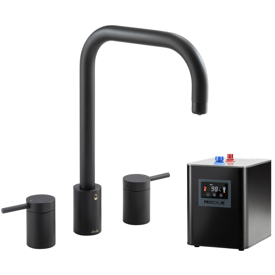 Abode Pronteau Project Matt Black 4 in 1 Boiling Hot and Filtered Cold ...