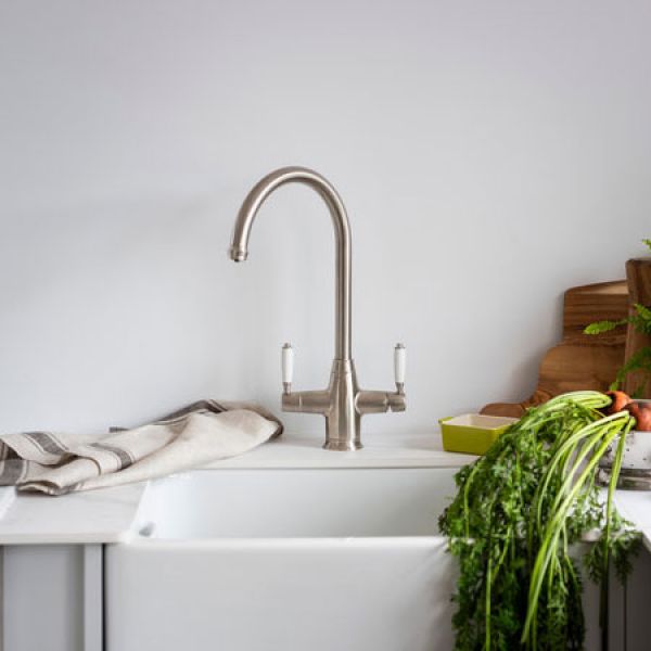 Abode Pronteau Protrad Brushed Nickel 3 in 1 Boiling Hot Water Kitchen ...