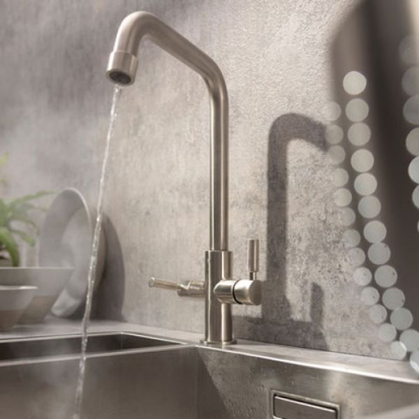Abode Pronteau Industria Brushed Nickel 3 in 1 Boiling Hot Water ...