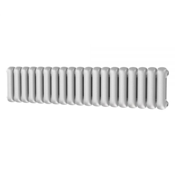 Riviera Round Top 300 x 1340 White 2 Column Horizontal Radiator - DR ...