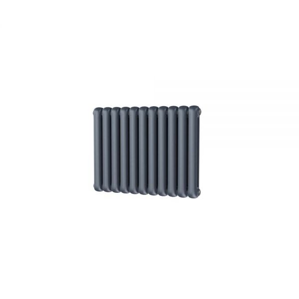 Riviera Round Top 600 x 785 Anthracite 2 Column Horizontal Radiator ...