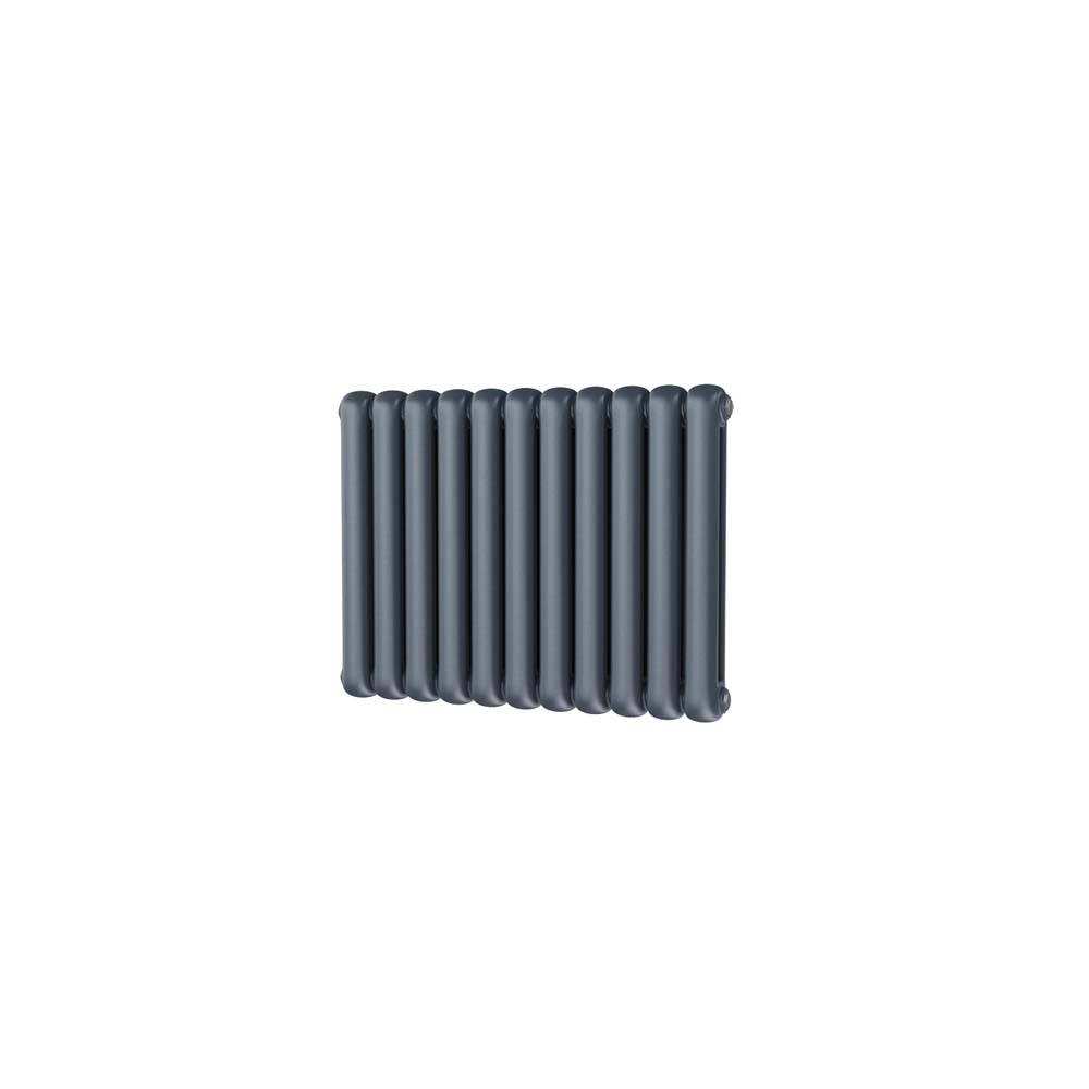 Riviera Round Top 600 x 785 Anthracite 2 Column Horizontal Radiator ...