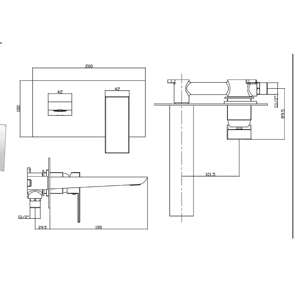 Rak Moon Basin Mixer Tap - Chrome - RAKMOO3007 at Homesupply UK