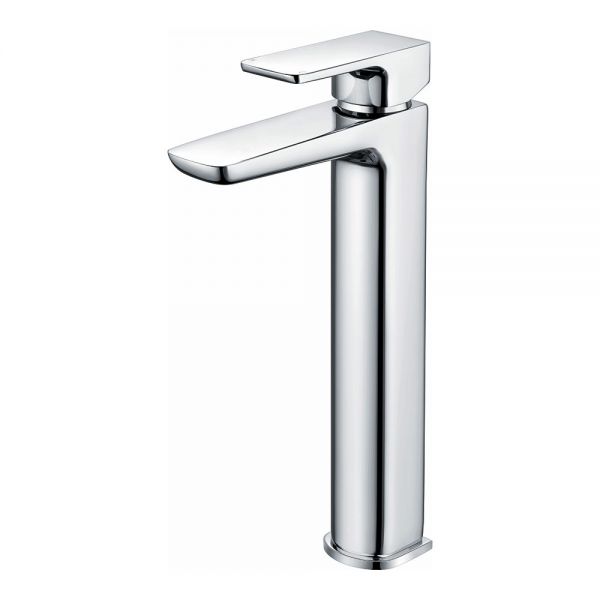 Rak Moon Tall Basin Mixer Tap - Chrome - RAKMOO3003 at Homesupply UK