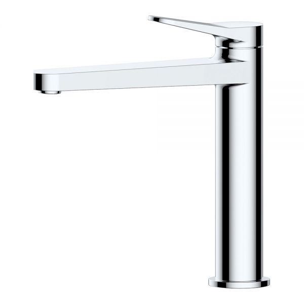 Rak Petit Round Basin Mixer Tap - Chrome - RAKPER3016C at Homesupply UK