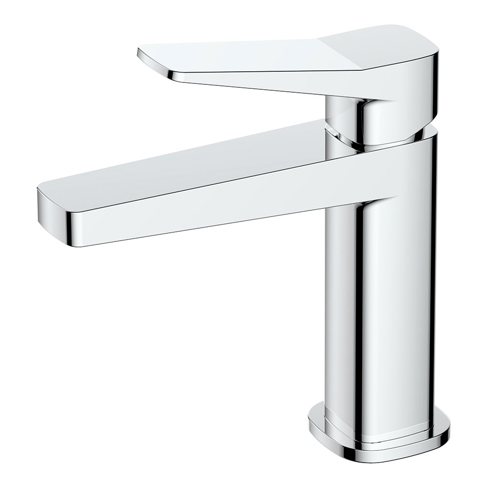 Rak Petit Square Basin Mixer Tap - Chrome - RAKPES3001C at Homesupply UK