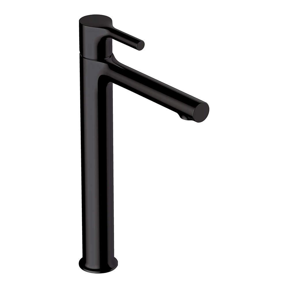Rak Sorrento Tall Basin Mixer Tap - Matt Black - RAKSOR3003B at ...