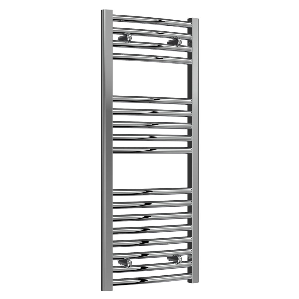 Reina Diva Chrome Curved Heated Towel Rail 1000 x 400mm - AG40100CC