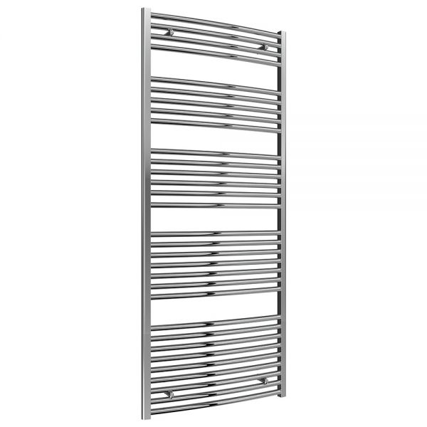 Reina Diva Chrome Curved Heated Towel Rail 1800 x 750mm - AG75180CC
