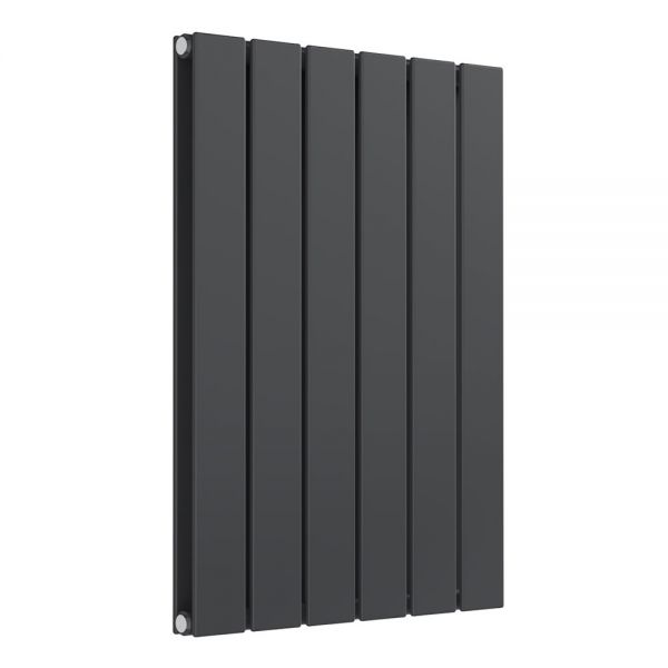 Reina Flat Anthracite Double Panel Radiator 600 x 440mm - RND-FL06AD