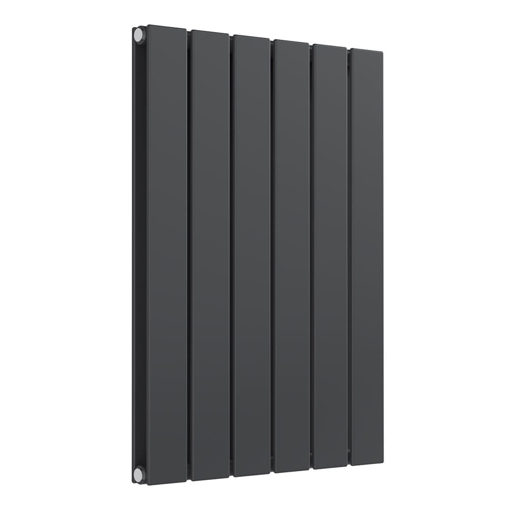 Reina Flat Anthracite Double Panel Radiator 600 x 440mm - RND-FL06AD