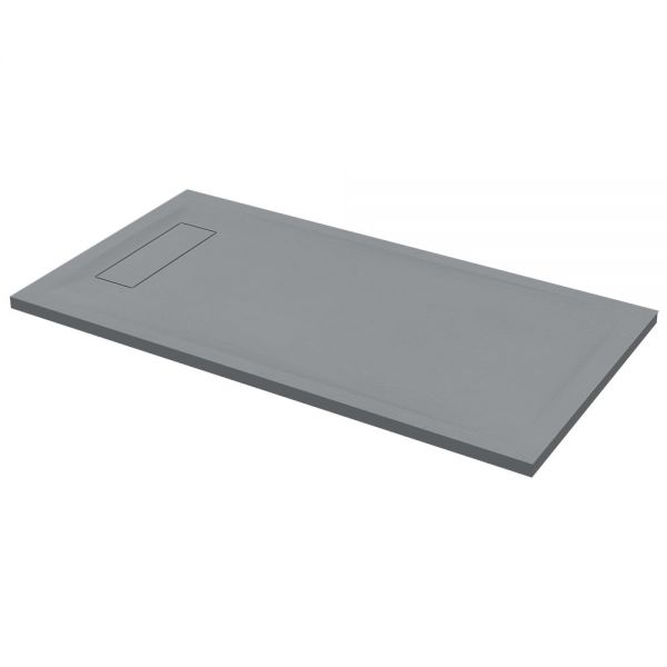 Roman Showers Infinity Grey Slate Rectangular Shower Tray 1800 x 800 ...