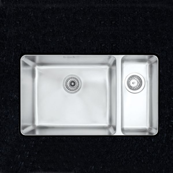 Clearwater Salsa 1.5 Bowl Undermount Stainless Steel Kitchen Sink with ...