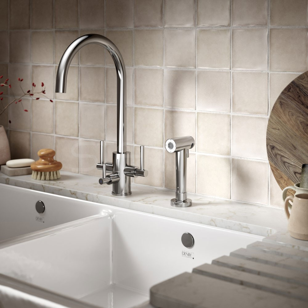 Clearwater Stella Tri Spar C Chrome Filtered Water Kitchen Sink Mixer ...