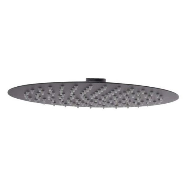 Roper Rhodes Matt Black Round 250mm Shower Head - SVHEAD46