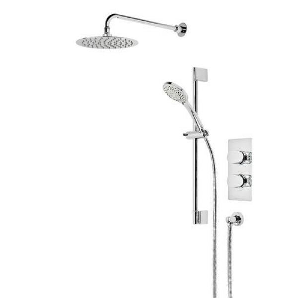 Roper Rhodes Clear Dual Function Shower System with Fixed Head and ...