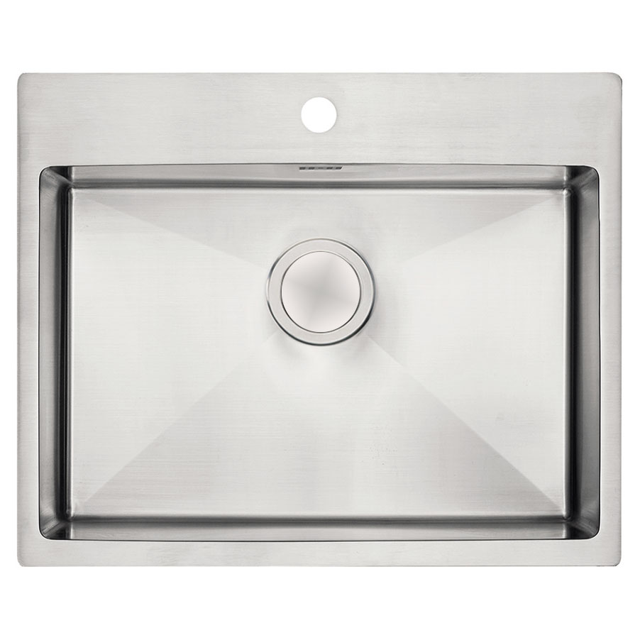 Clearwater Urban 1 Bowl Inset Stainless Steel Kitchen Sink 660 x 515 ...