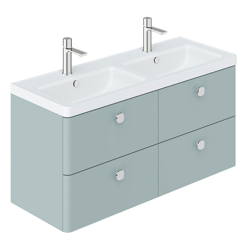 Vado Cameo Wall Hung Cove Blue Vanity Unit 1200mm - CAM-F1200-CB