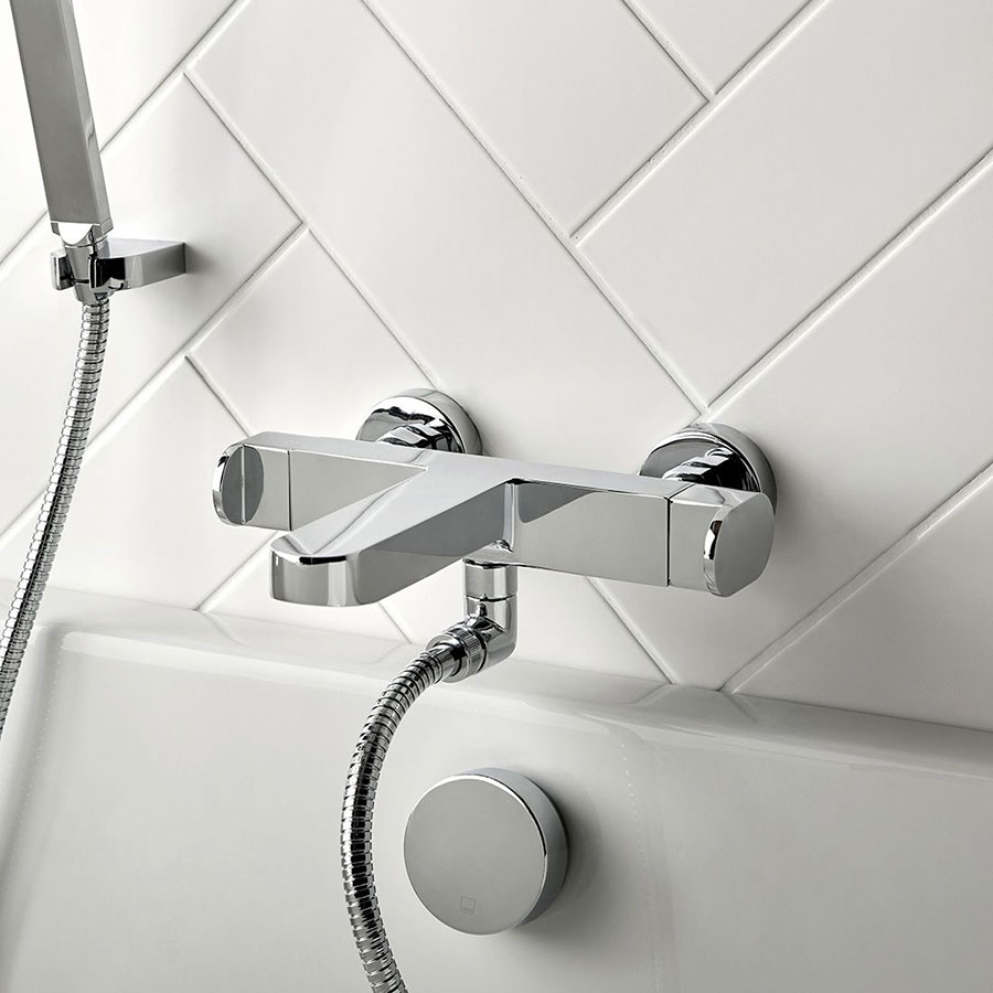 Vado Life Thermostatic Bath Shower Mixer Tap - Chrome - LIF-123T-CP at ...