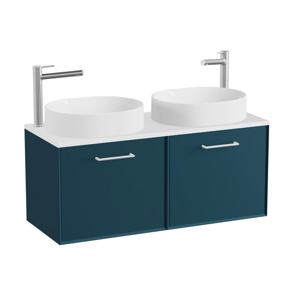 Vado Safari Wall Hung Atlantic Blue Vanity Unit 1000mm - SAF-F500WH-S ...