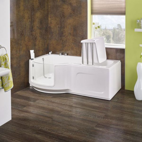 Louisiana 1700 Easy Access Walk In Bath with Glass Door and Powered ...