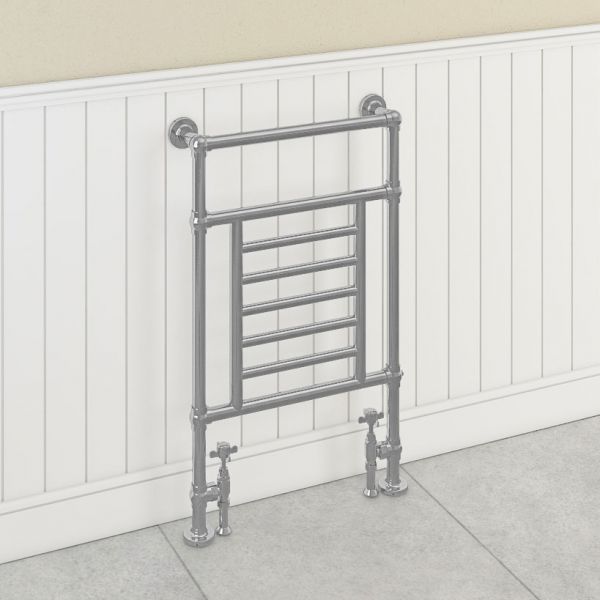 Eastbrook Sherbourne 940 x 600 Chrome Traditional Towel Radiator - 41.1001