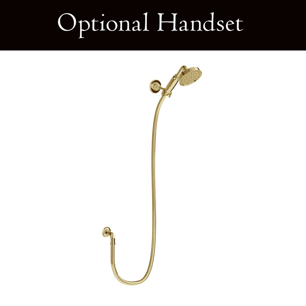 Burlington Riviera Gold Riser Rail with Adjustable Bracket 1000mm RIV37 ...