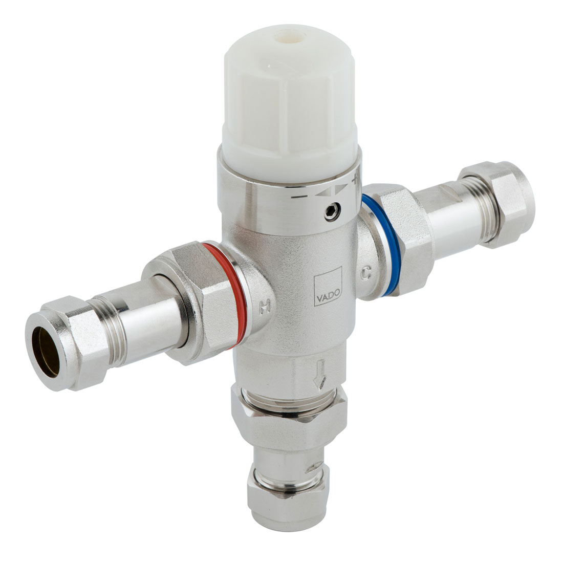 Vado Protherm In Line Thermostatic Valve TMV2 Approved - PRO-5001-N/P